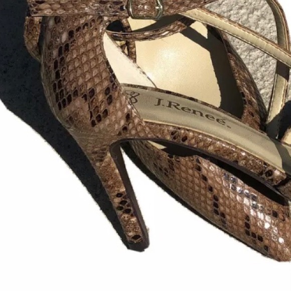 J.Renee | Shoes | Nwt Jrenee Snake Print Heels | Poshmark